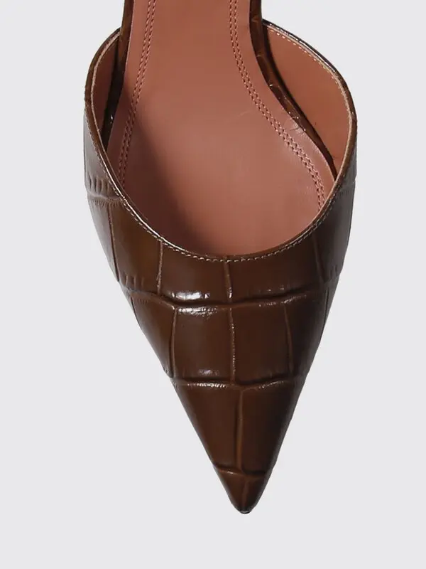 Amina Muaddi Holli Slingback Pumps