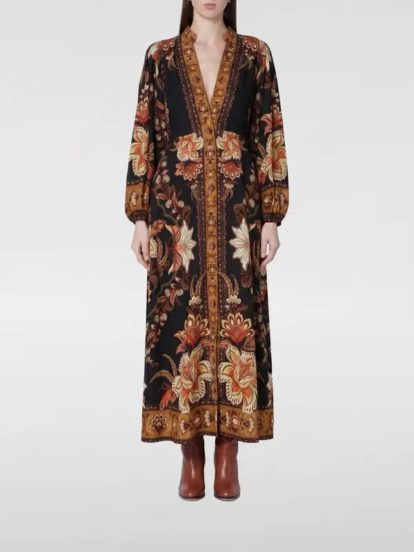 Farm Rio Majestic Garden Midi Shirtdress
