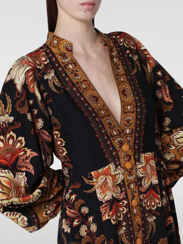 Farm Rio Majestic Garden Midi Shirtdress