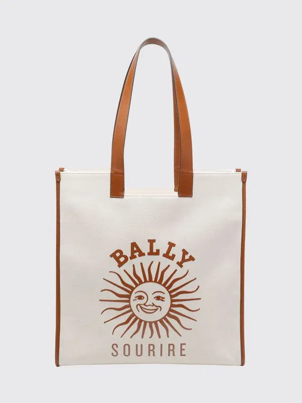 Bally Printed Tote Bag - Beige