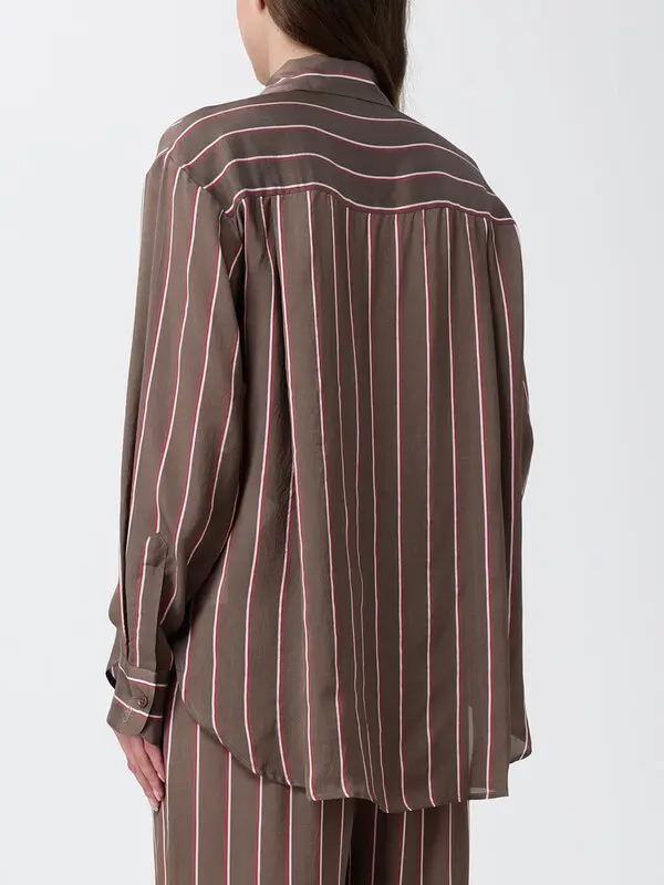 THE FRANKIE SHOP Striped Button-up Shirt