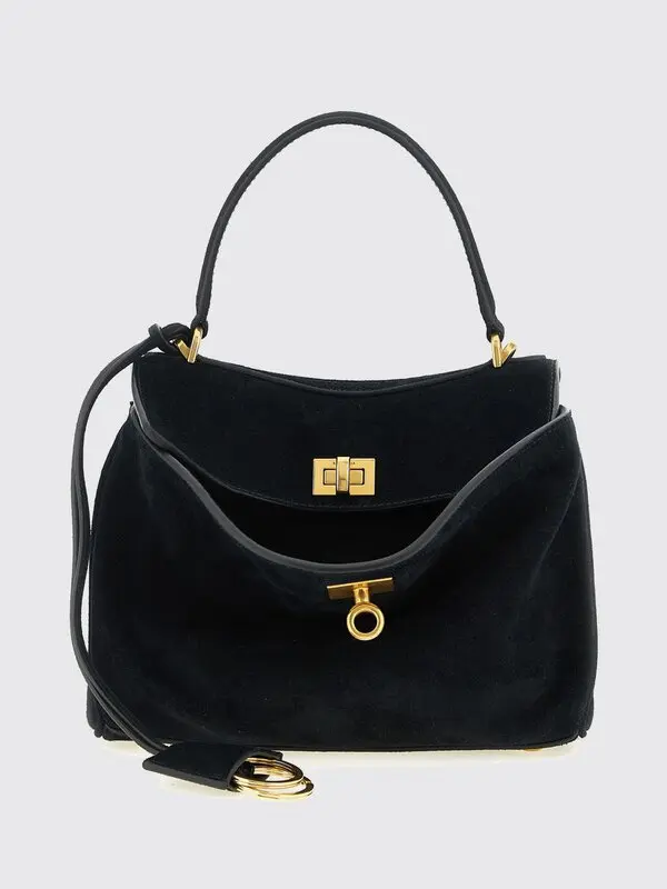 Balenciaga Rodeo Mini Calfskin Leather Handbag