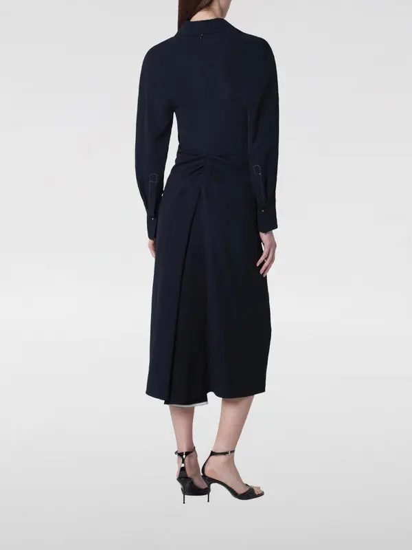 Victoria Beckham Slim Fit Midi Polo Dress