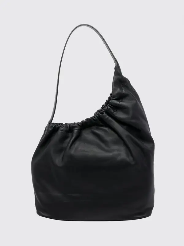 AESTHER EKME Ruched Lamb Leather Shoulder Bag