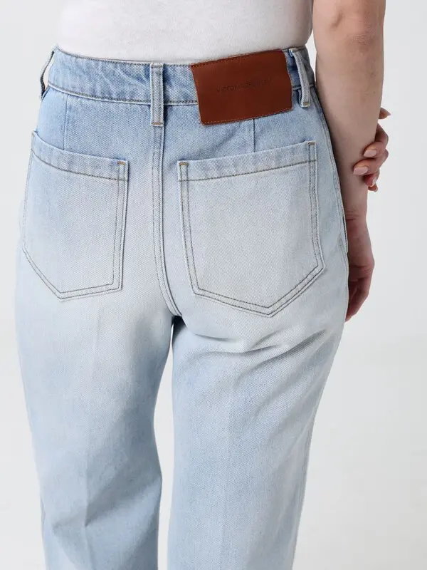 Victoria Beckham High-rise Wide-leg Jeans - Blue