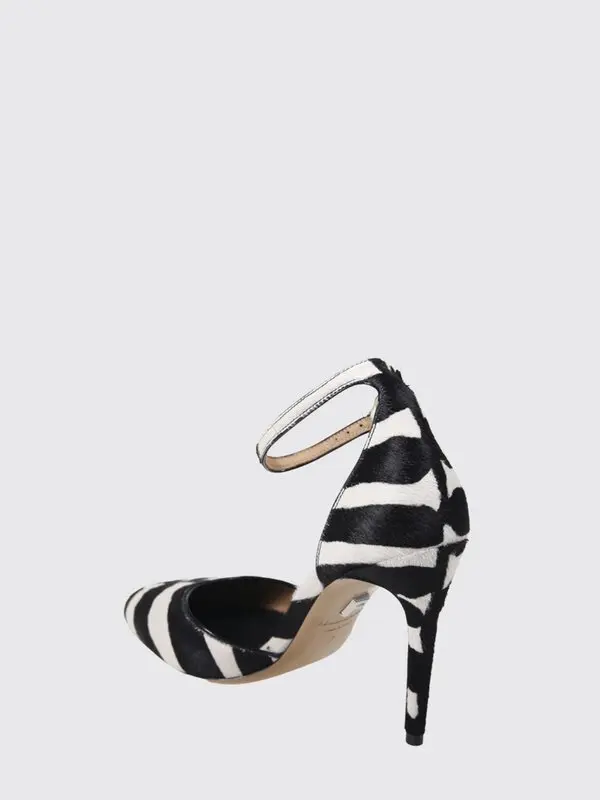 FERRAGAMO Pony Hair Zebra Print Stiletto Pumps