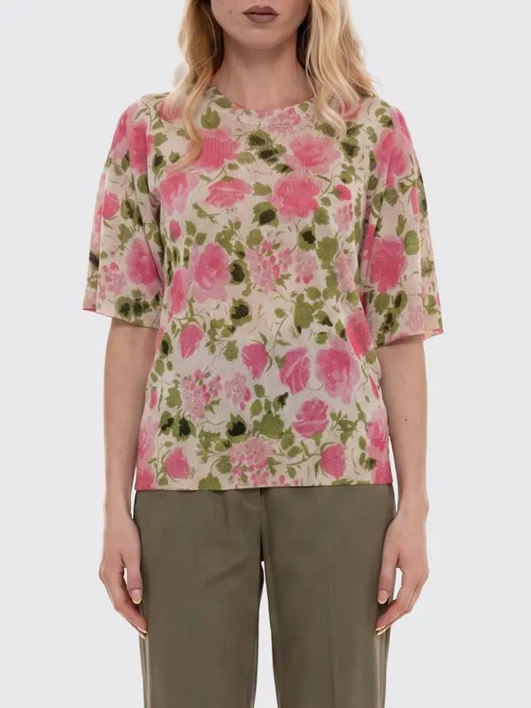 Liu Jo Floral Print Knit Top