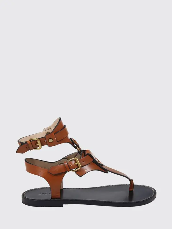 Isabel Marant Étoile Eveena Leather Sandals - Brown