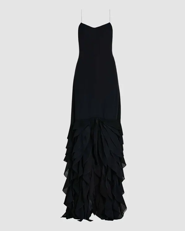 Veronica De Piante Calista Georgette Gown