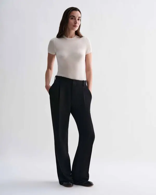 Veronica De Piante Billie Linen Trousers - Black