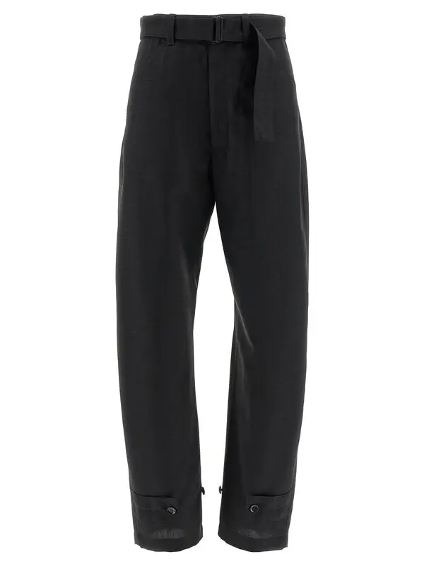 LEMAIRE Curved Tailored Pants - Black