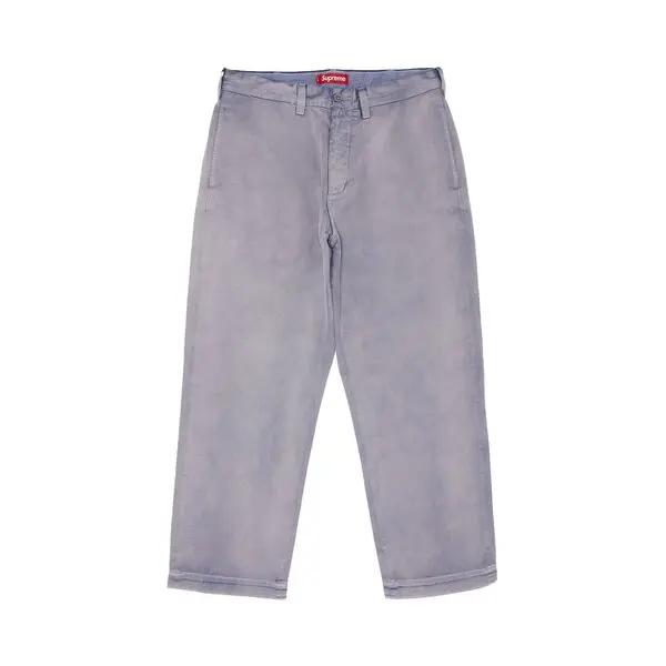 Supreme Washed Chino Pant - Blue