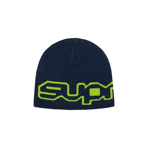 Supreme Wrap Logo Beanie - Blue