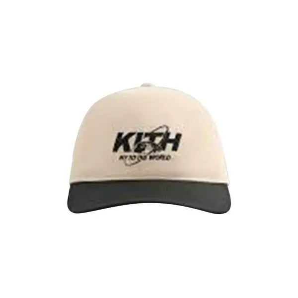 Kith Two Tone Low Pinch Crown Cap - Cream