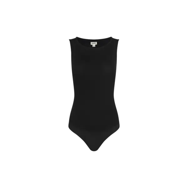 L'Agence Riza Boatneck Bodysuit - Black