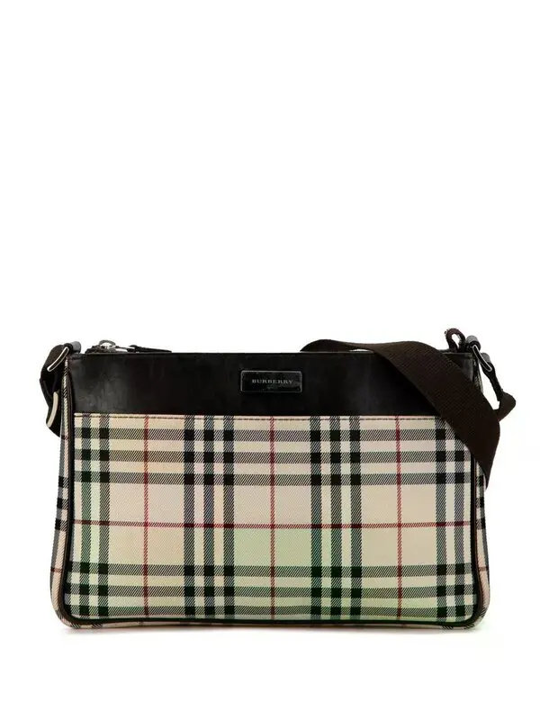 Burberry House Check Canvas Crossbody Bag