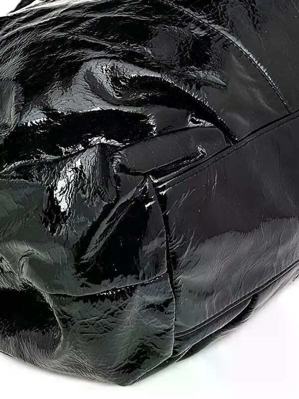 Michael Kors Patent Leather Chain Shoulder Bag