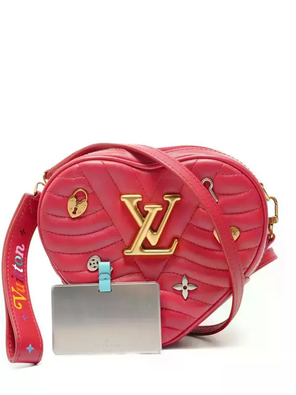 LOUIS VUITTON New Wave Love Lock Shoulder Bag - Red