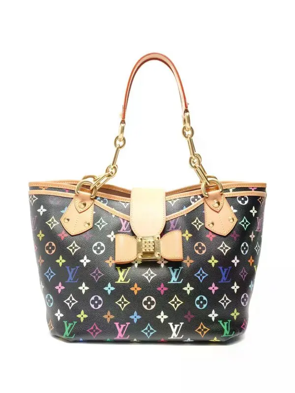 LOUIS VUITTON Monogram Multicolor Annie Gm Tote Bag - Brown