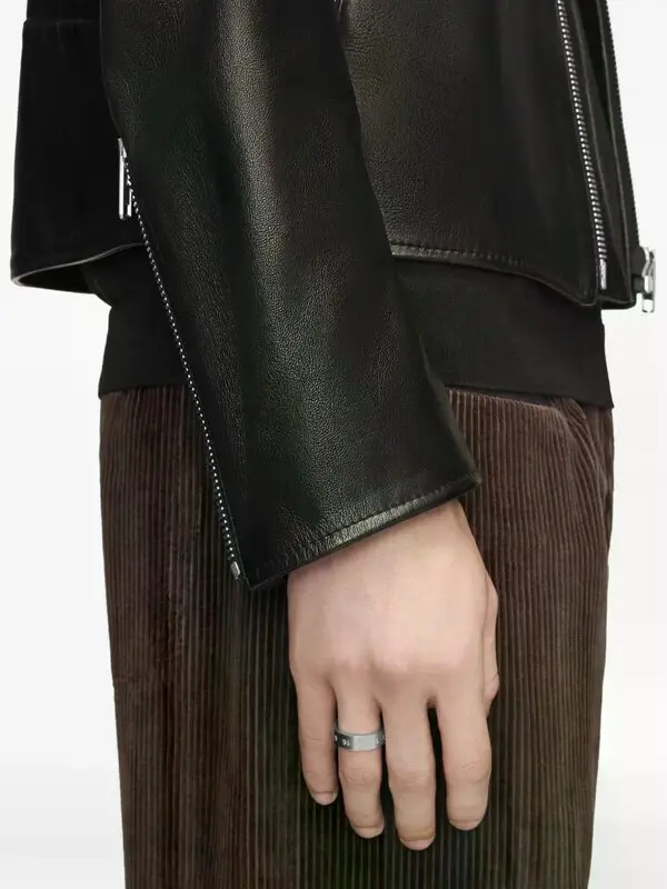 MAISON MARGIELA Engraved Numeric Sequence Ring - Silver