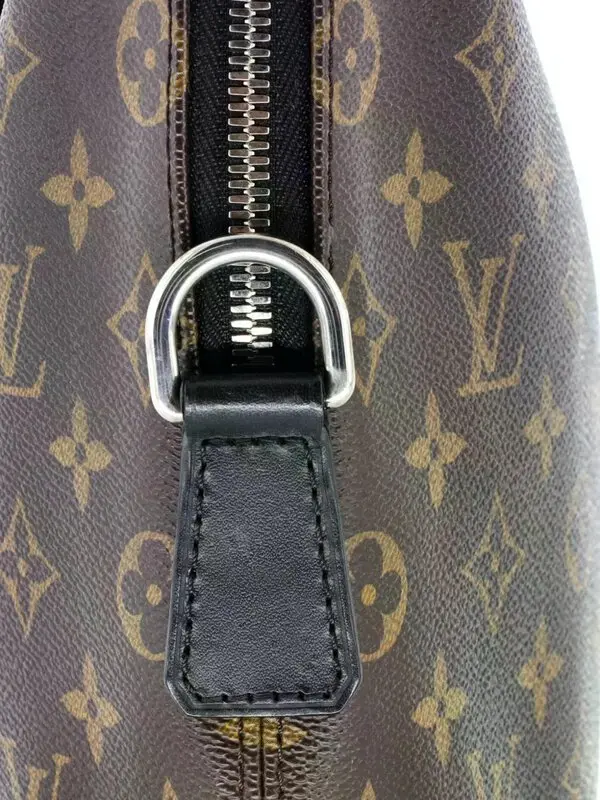 LOUIS VUITTON Porte-documents Jour Macassar Monogram Canvas Business Bag