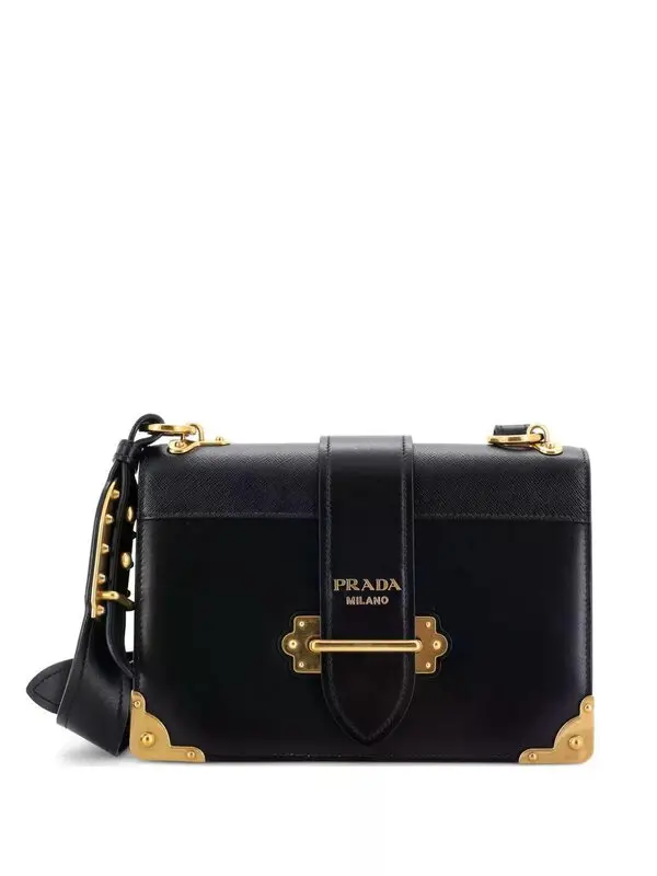 Prada Cahier Crossbody Bag - Black