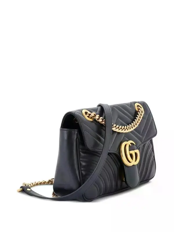 Gucci Gg Marmont Matelassé Leather Medium Shoulder Bag