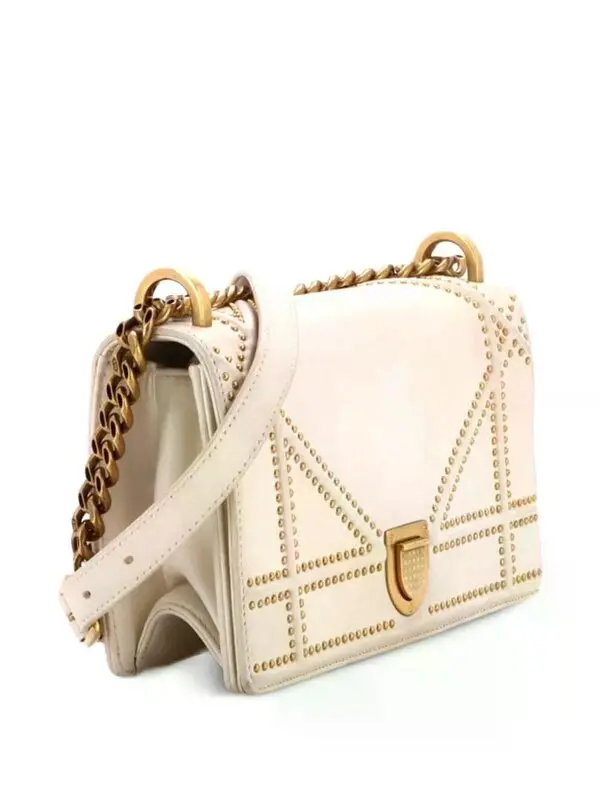 Dior Diorama Flap Bag Studded Leather Small Shoulder Bag