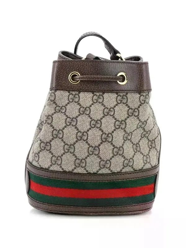 Gucci Ophidia Gg Coated Canvas Mini Bucket Bag