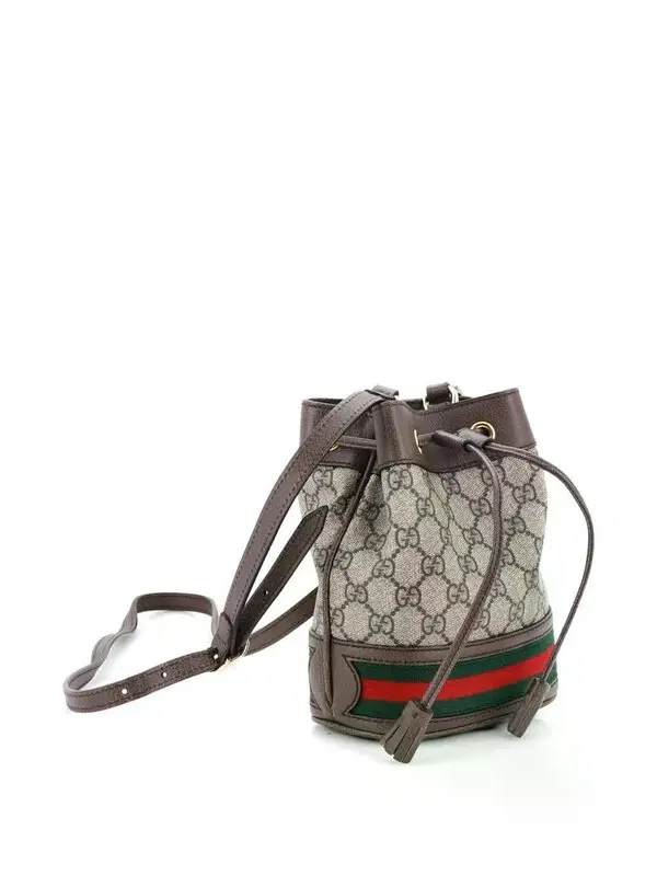 Gucci Ophidia Gg Coated Canvas Mini Bucket Bag