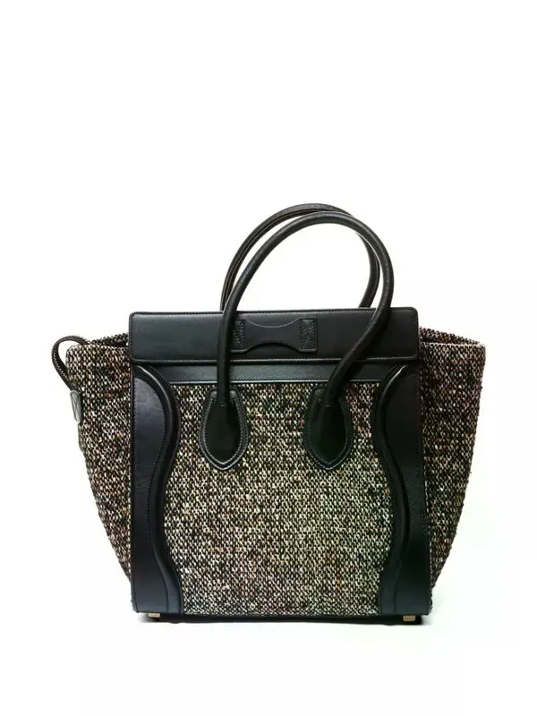 Celine Luggage Micro Shopper Handbag