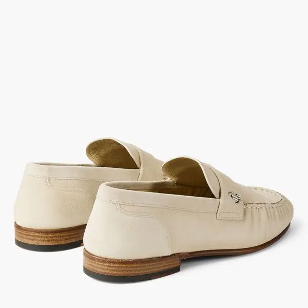 JIMMY CHOO Ellis Loafer Etched Velvet Suede Loafers