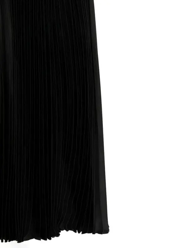 ALAINPAUL Pleated Midi Skirt