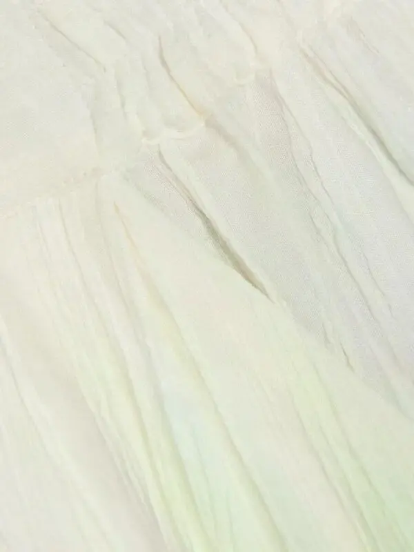 DELOS Lazarus Crinkled Wide-leg Shorts
