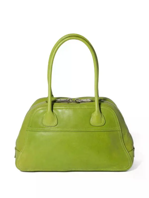 Miu Miu Vivant Nappa Leather Bag - Green