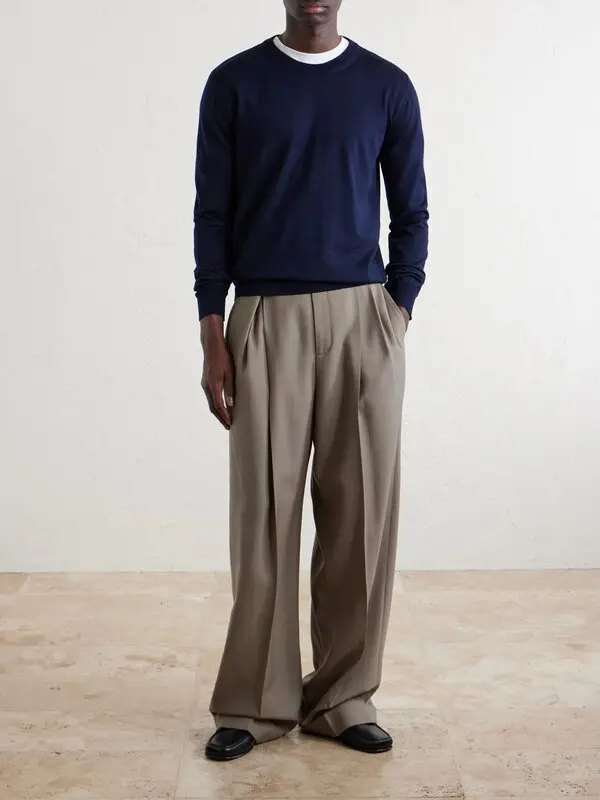 Valentino Garavani Virgin Wool Sweater With Logo Embroidery
