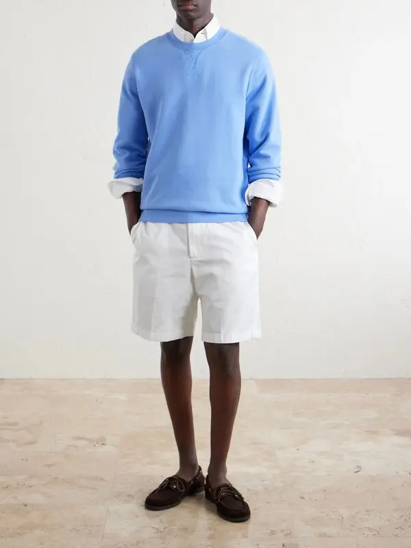 Sunspel Cotton-jersey Sweatshirt