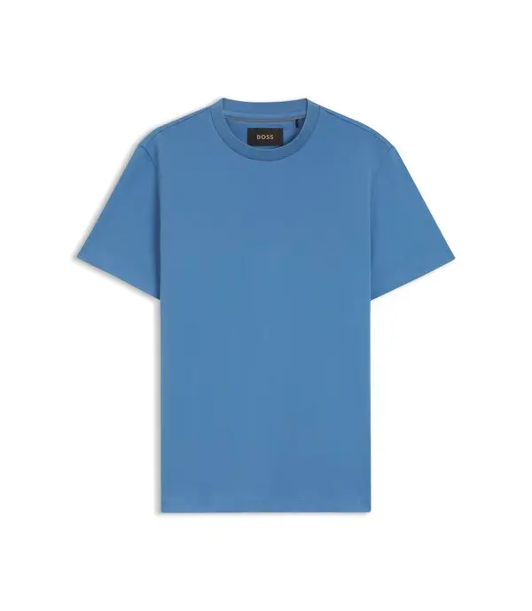 BOSS Regular-fit T-shirt In Mercerized Cotton