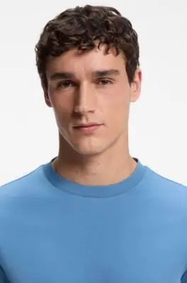 BOSS Regular-fit T-shirt In Mercerized Cotton