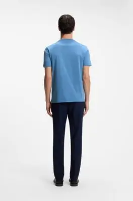 BOSS Regular-fit T-shirt In Mercerized Cotton