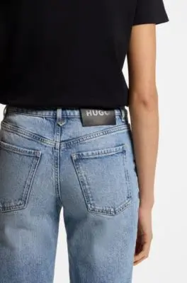 Hugo Slim-fit High-rise Stretch Cotton Jeans