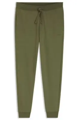 Hugo Cotton Casual Pants With Elasticized Cuffs