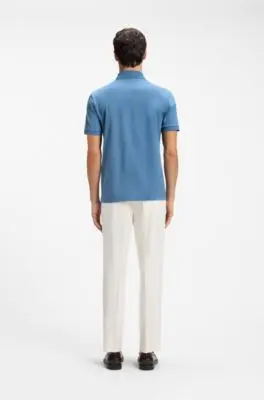 BOSS Mercerized-cotton Polo Shirt