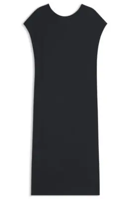 BOSS Jersey Dress With Rear Knot Detail