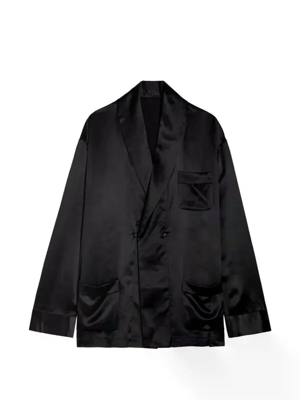 DELOS Gilbert Silk Jacket - Black