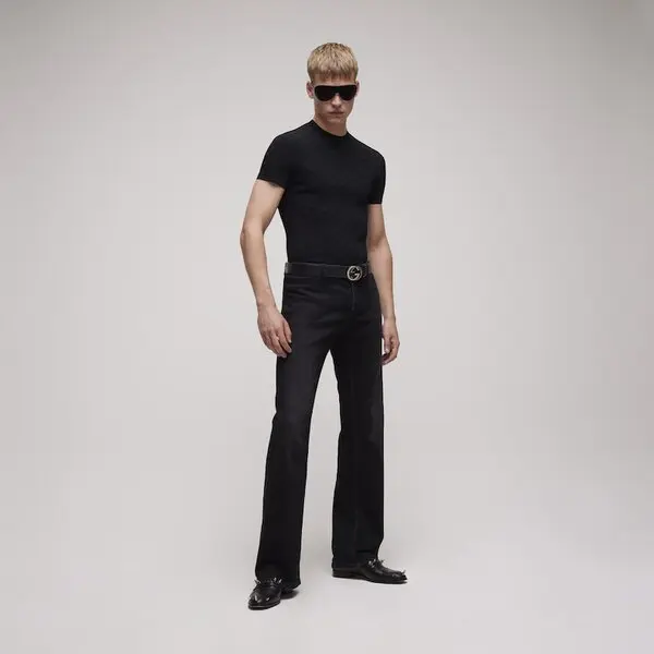 Gucci Technical Gg Fabric Jacquard T-shirt