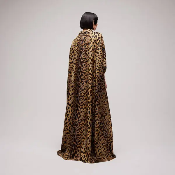 Gucci Printed Silk Maxi Dress