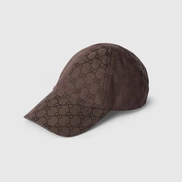 Gucci Gg Cotton Canvas Baseball Hat - Brown