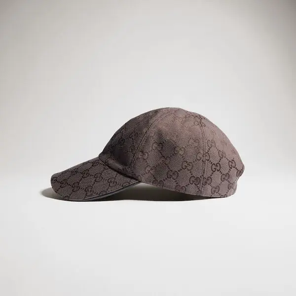Gucci Gg Cotton Canvas Baseball Hat - Brown