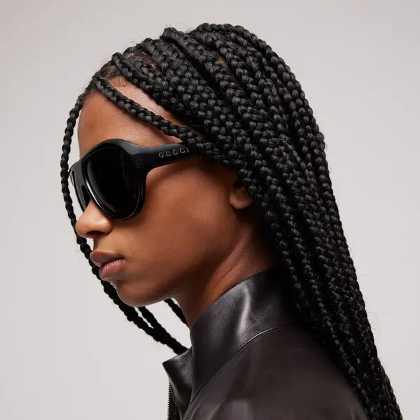 Gucci Pilot Frame Sunglasses